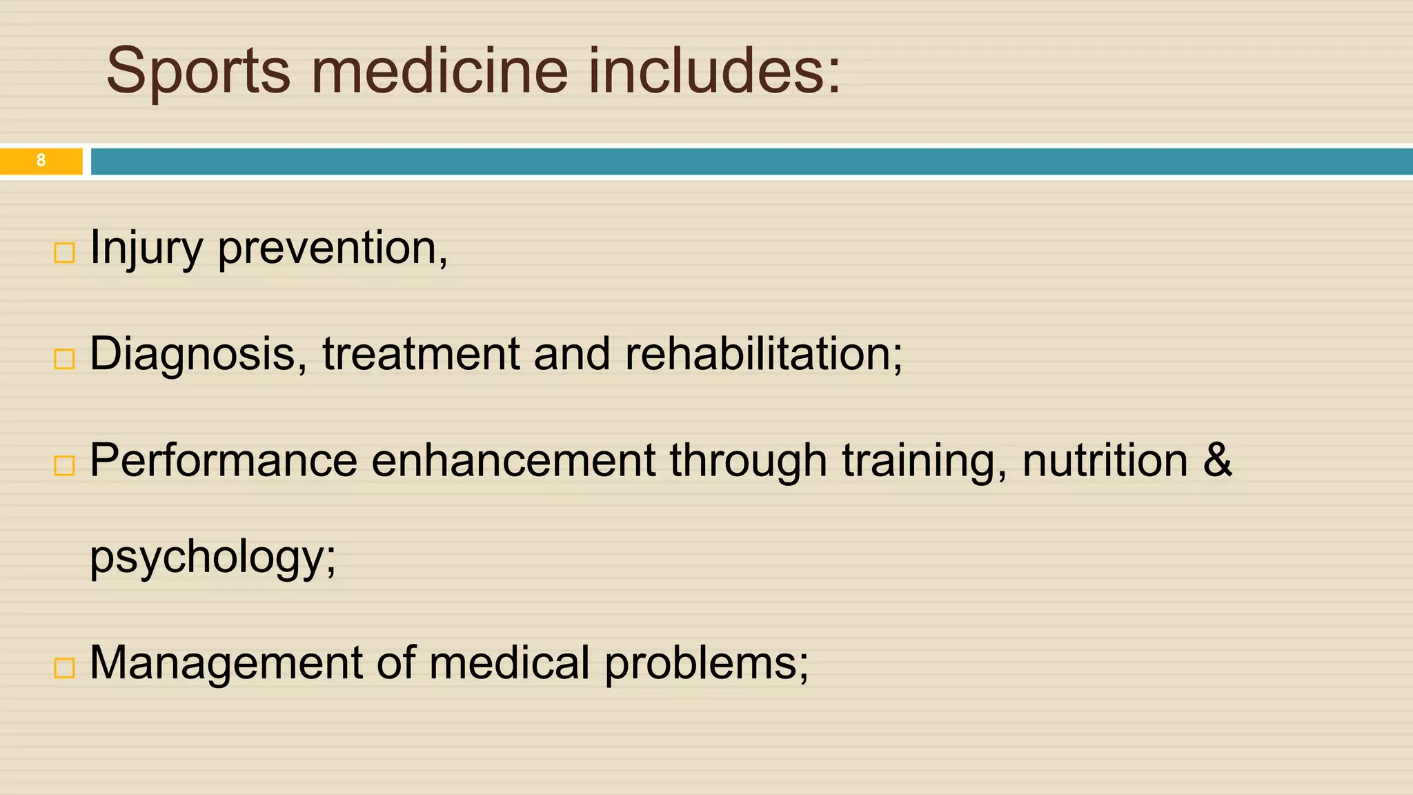 sports medicine | PPT