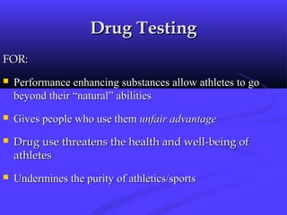 Sport and drugs | PPT