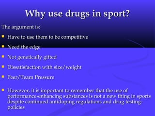 Sport and drugs | PPT