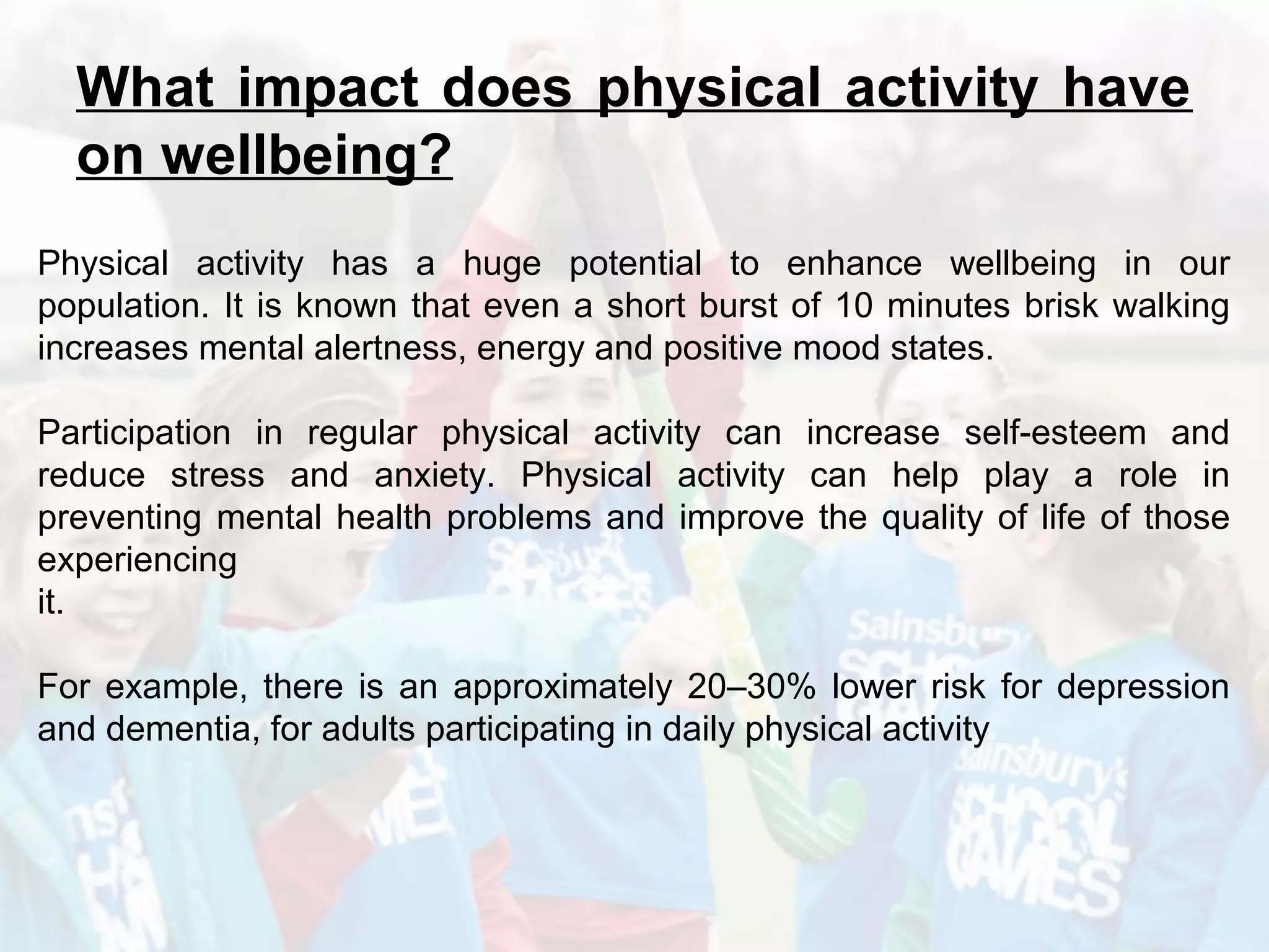 Sports and mental health | PPT