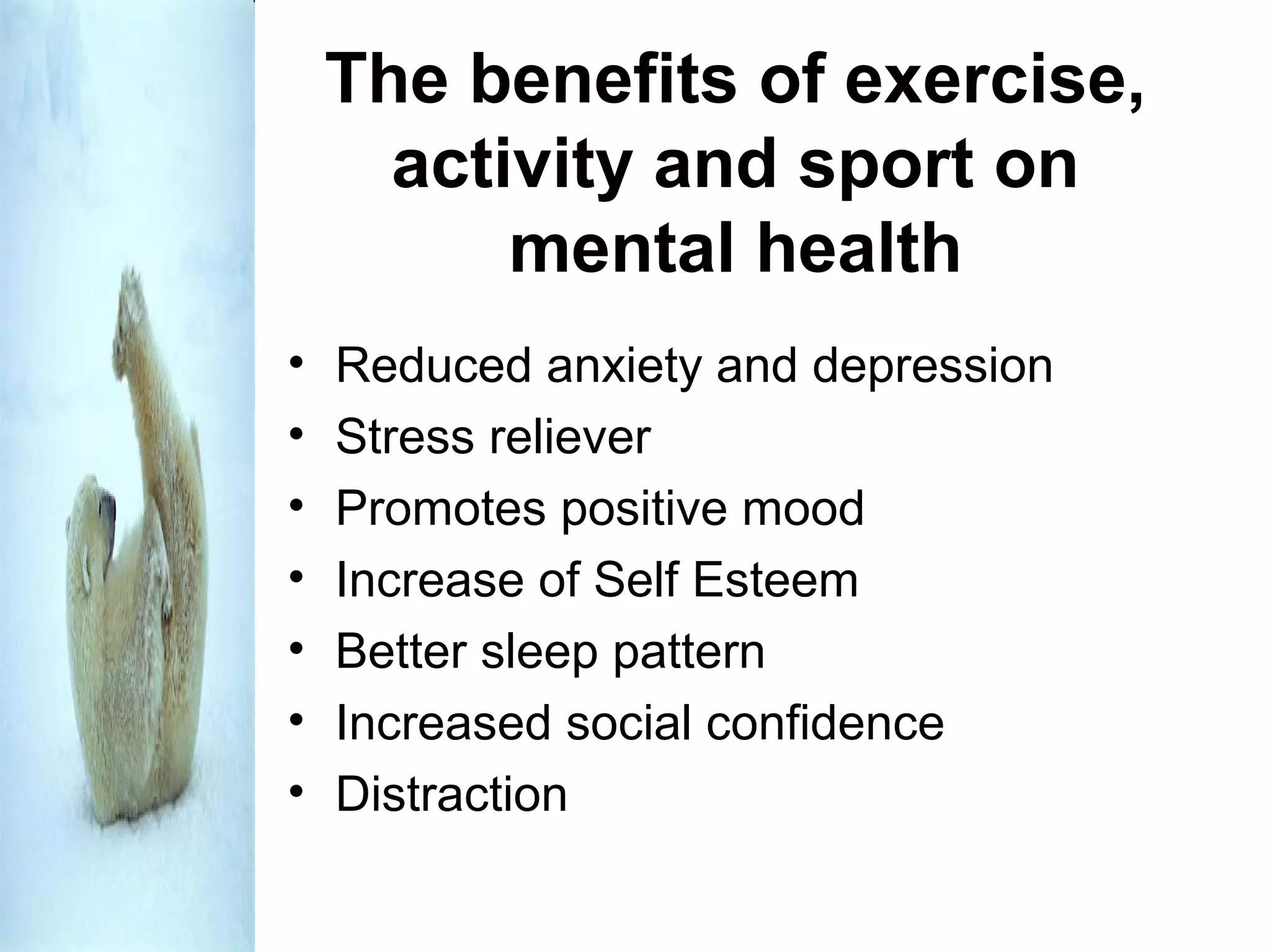 Sports and mental health | PPT