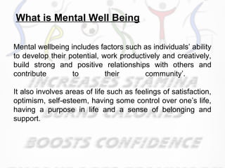 Sports and mental health | PPT