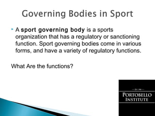 Sport and recreation ngb club structure | PPT