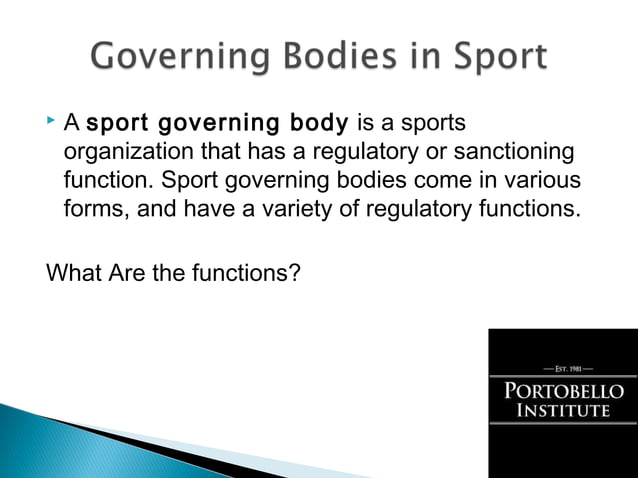Sport and recreation ngb club structure | PPT