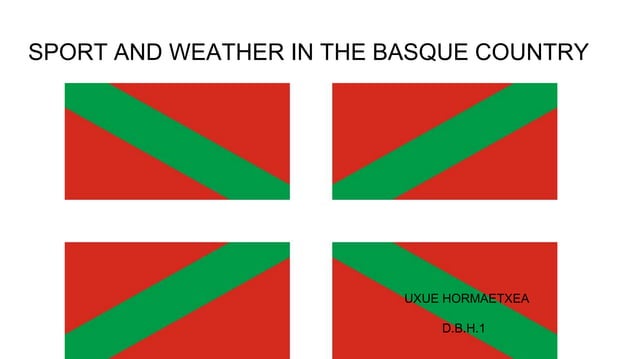 Sport and weather in the basque country | PPTX | Weather | Science
