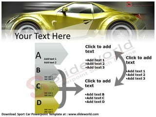 Sport Car Powerpoint Template - Slide World | PPT