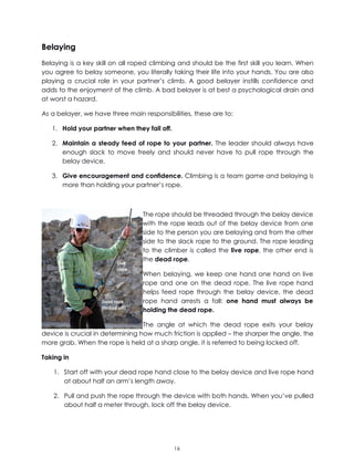 Sport climbing notes | PDF