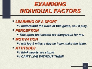 Unit 2: Sport Consumer Behavior | PPT