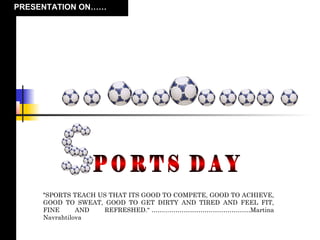 SPORT DAY | PPT