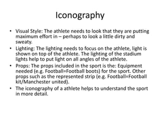 Sport documentaries conventions & examples | PPTX