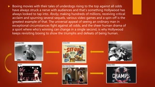 Sport Drama Genre History | PPTX