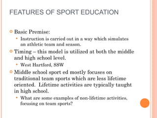 Sport Education Model | PPT