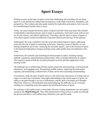 Sport Essays.pdf