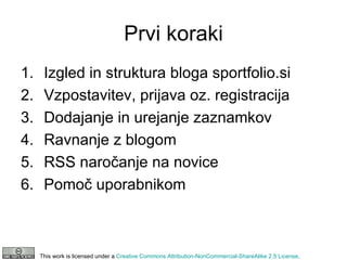 sportfolio lansiranje projekta | PPT