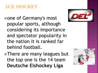 Sport in germany | PPTX