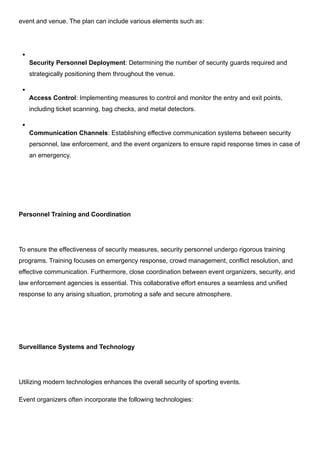 Sporting Event Security_ Ensuring Safety and Enjoyment for All.pdf