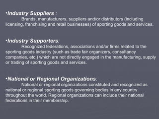 Sporting goods | PPT