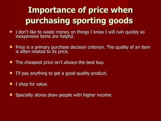 Sporting goods | PPT