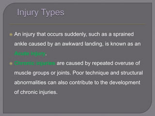 Sport injuries | PPTX