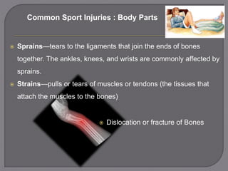 Sport injuries | PPTX