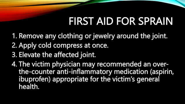 Sport injuries and first aid.pptx | First Aid | Injuries