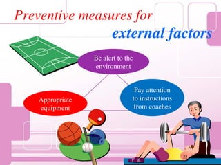 Sport&injury prevention and management according to clinician | PPT