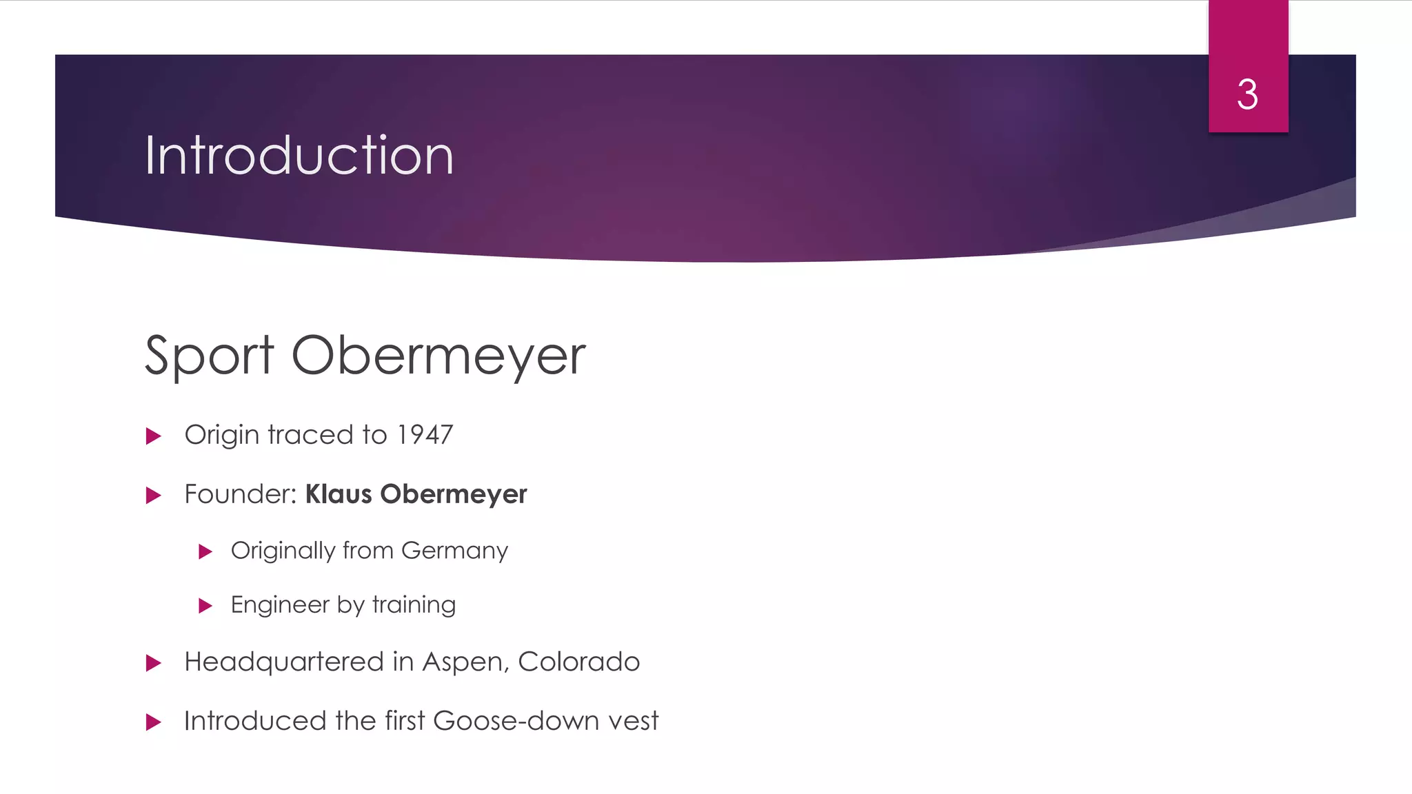 Sport Obermeyer Case Study | PPTX