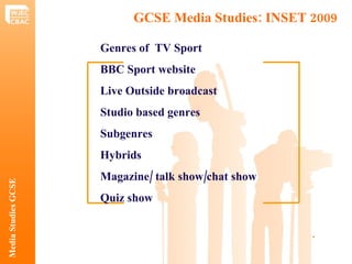 Sport On Tv Genre | PPT