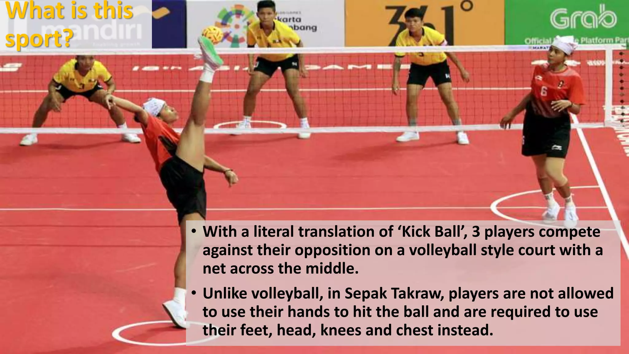 Sport presentation sepak takraw | PPTX