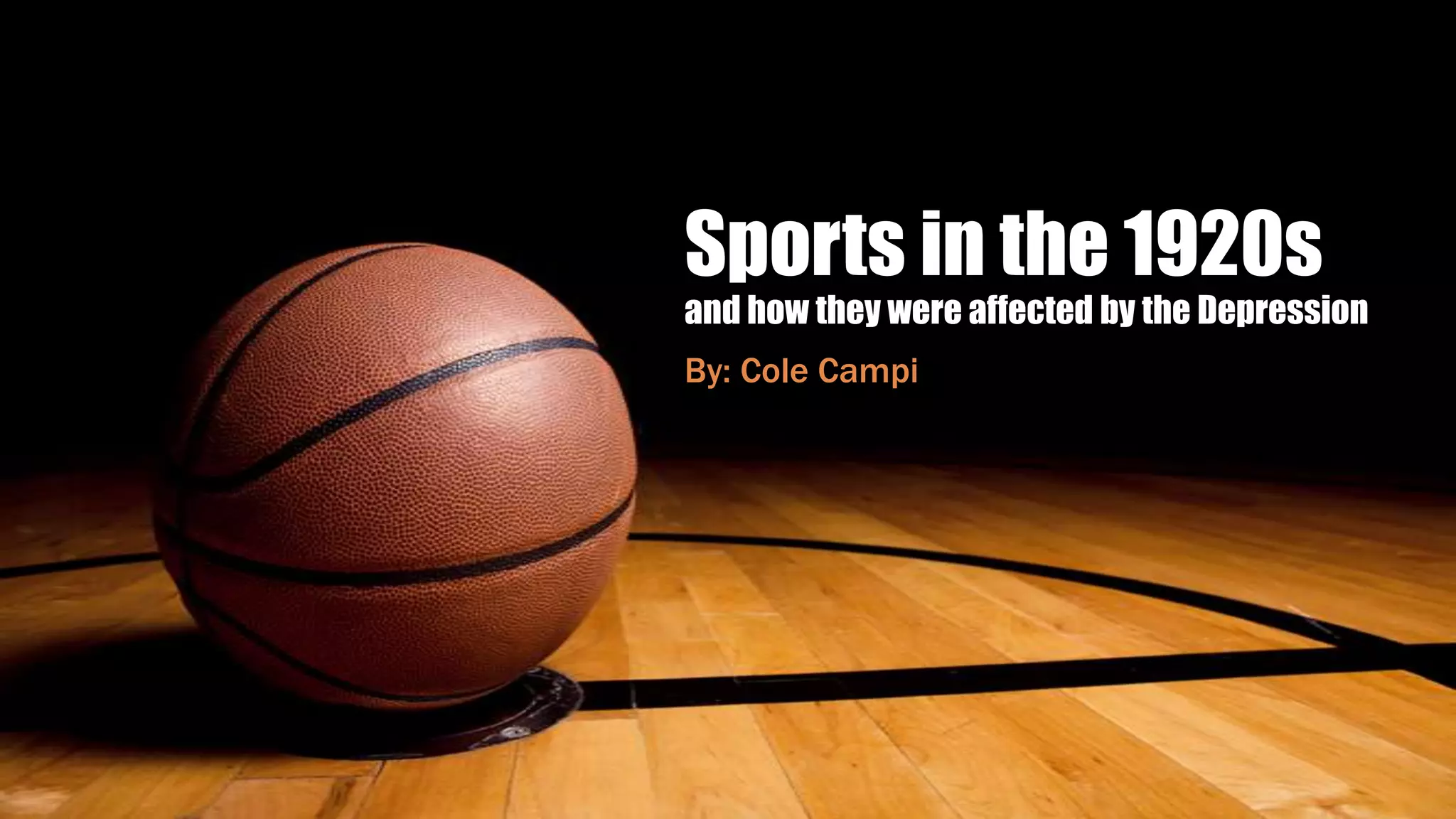 Sports in the 1920s | PPTX