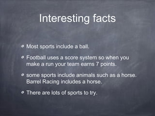 Sports | PPT