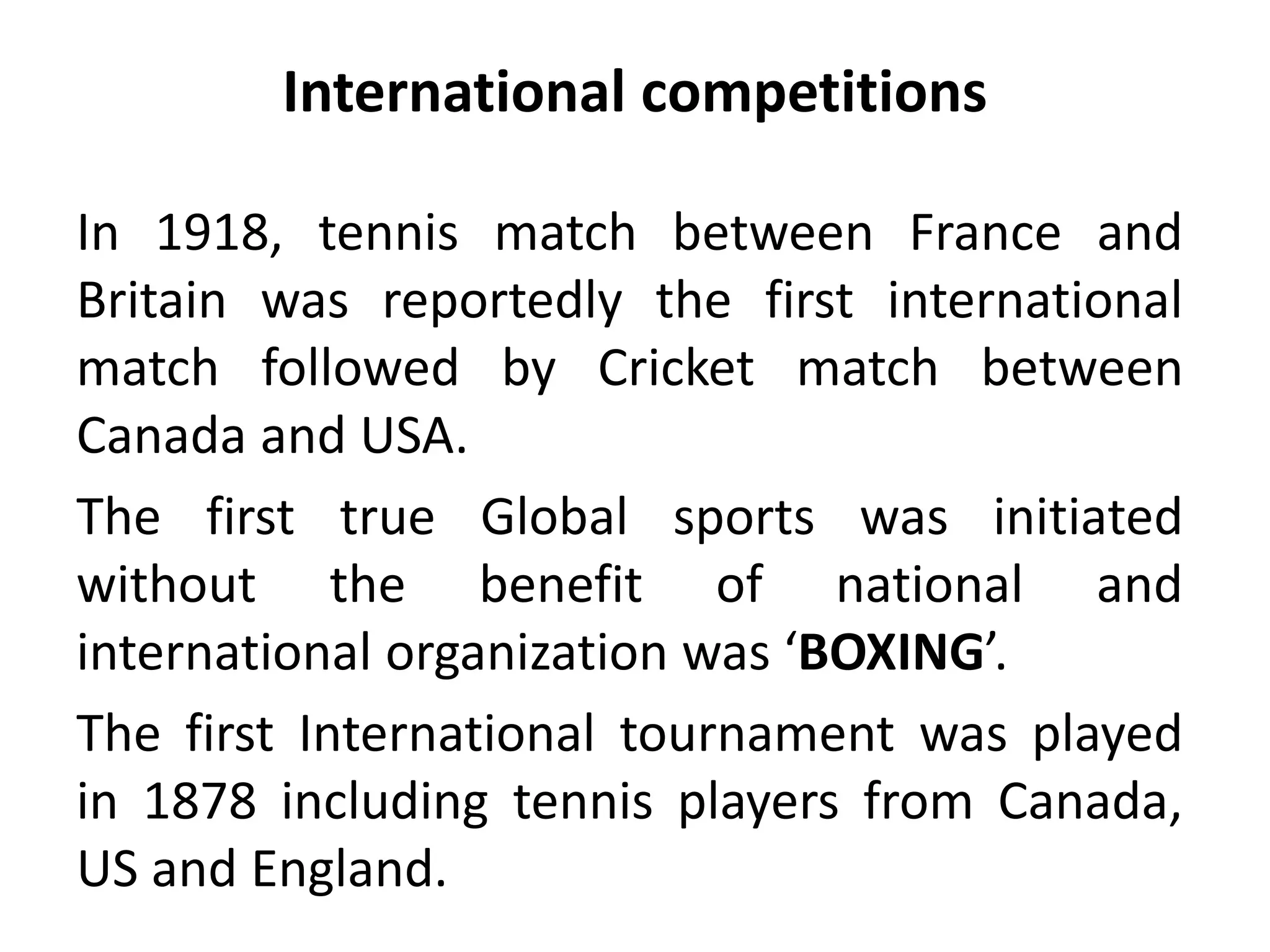 Globalization of Sports | PPTX