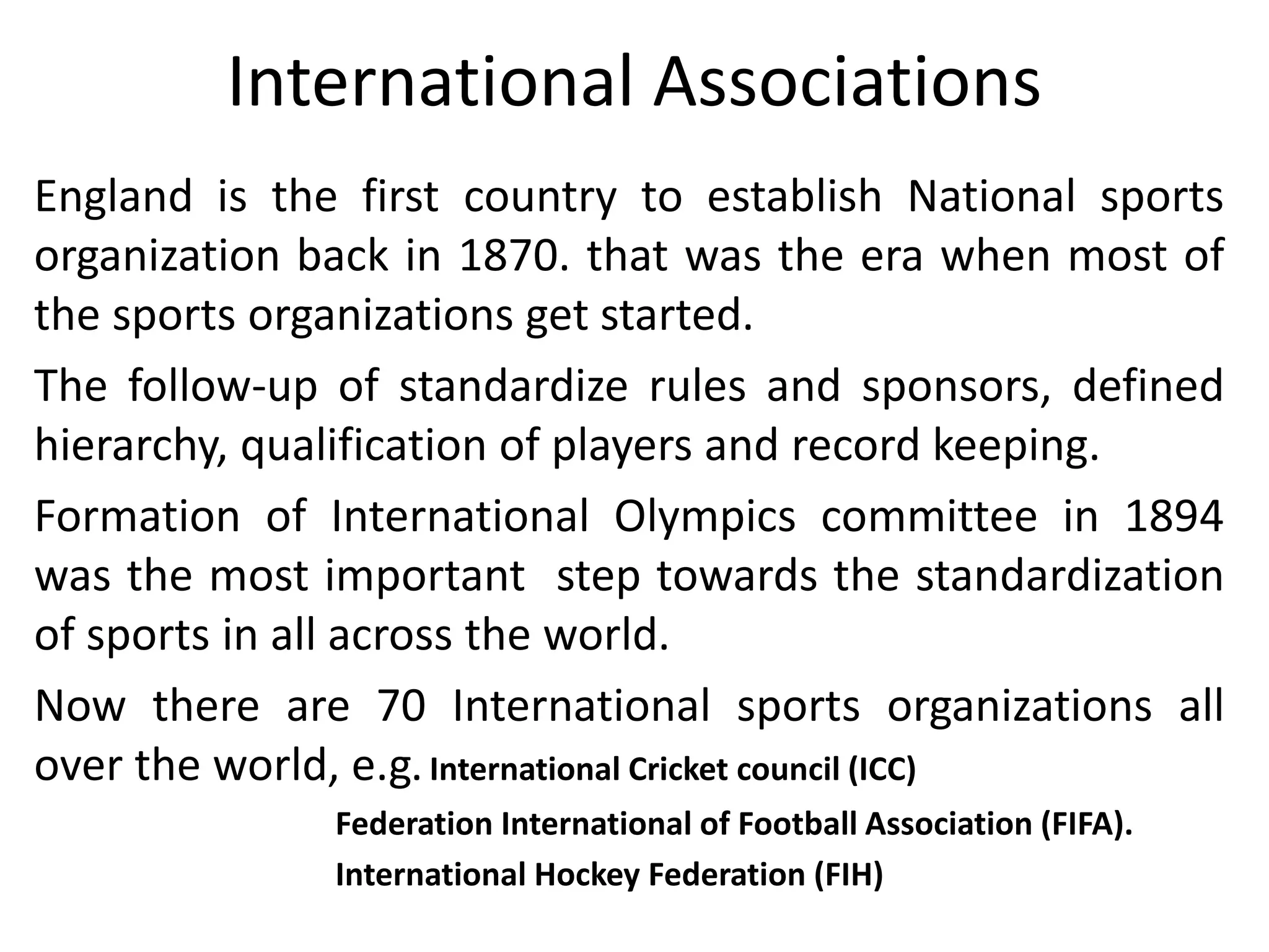 Globalization of Sports | PPTX