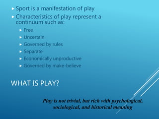 Sports | PPTX | Participant Sports | Fitness and Exercise