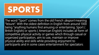 Sports | PPT