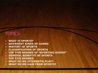 Sports | PPTX