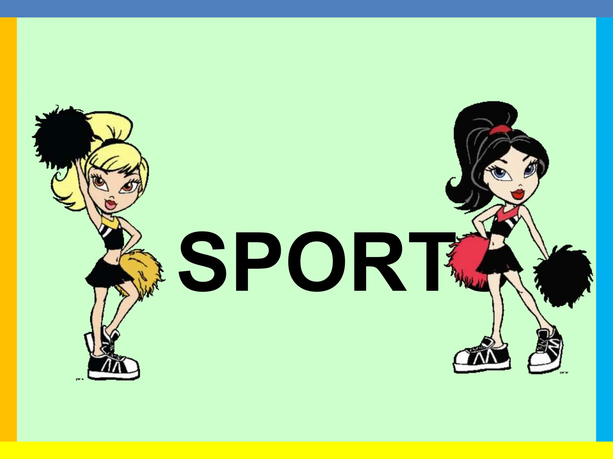 Sports in the English world - animated pictures | PPT