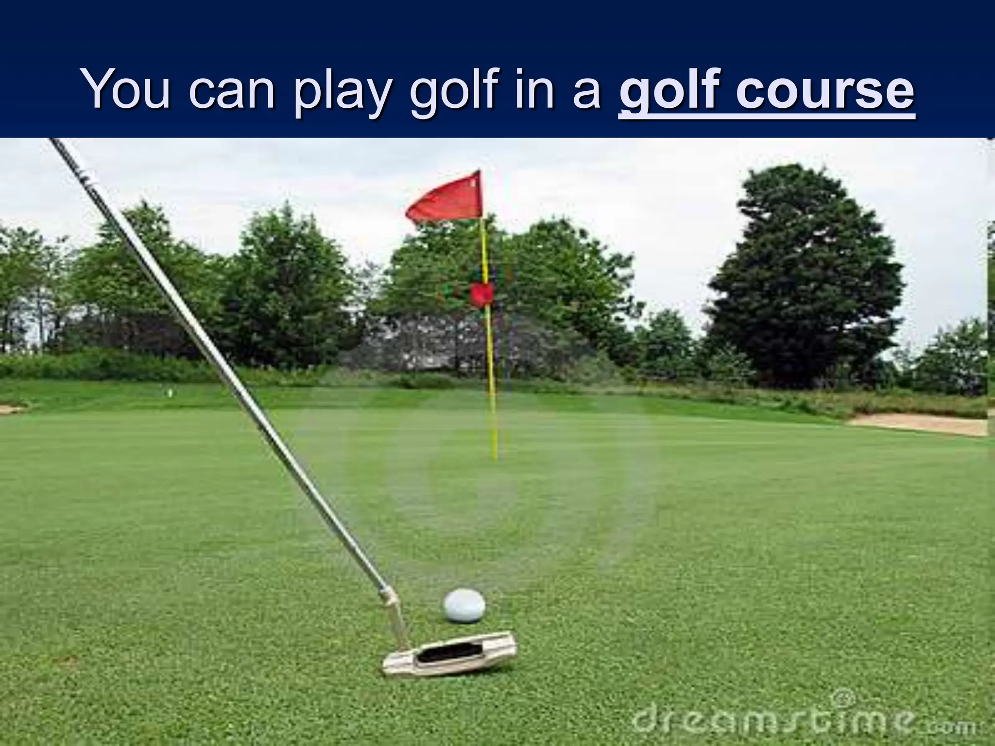 Places for sports and games in English.. | PPT