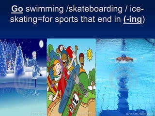 Places for sports and games in English.. | PPT