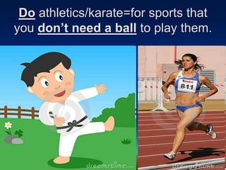 Places for sports and games in English.. | PPT