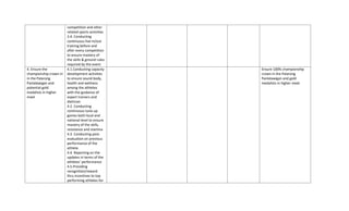 Sports development Programs and planning | DOCX