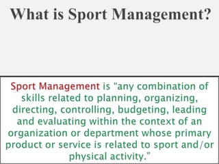 Sports-Management.pptx | Baseball | Sports