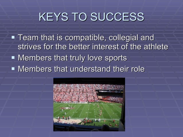 Sports Medicine The Team Approach | PPT