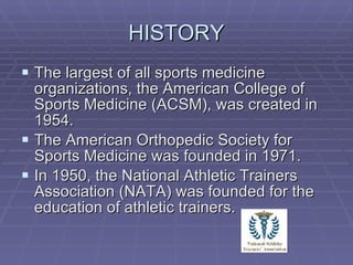 Sports Medicine The Team Approach | PPT