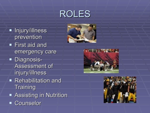 Sports Medicine The Team Approach | PPT