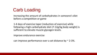 Sports nutrition year 10 | PPT