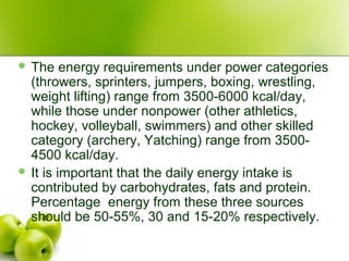 Sports nutrition | PPT