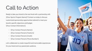 10 Slide Sports Program Pitch Deck Template | PDF