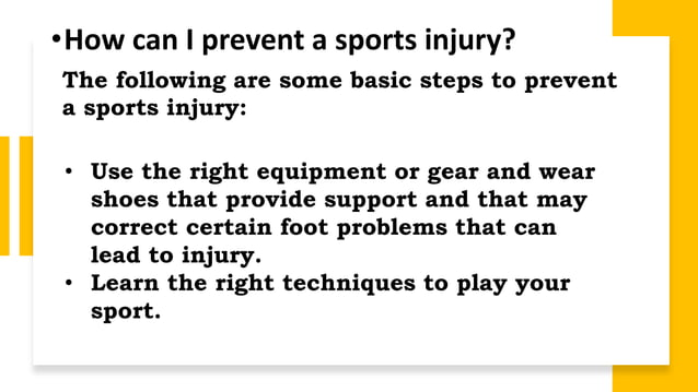Sports-Related-Injuries-.pptxfrommapehgrade10 | PPT