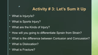 Sports-Related Injury lesson 3-4 q2.pptx